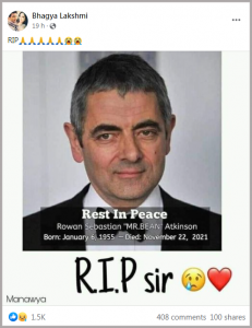 British Actor Rowan Atkinson is not dead; fake rumors go viral on ...