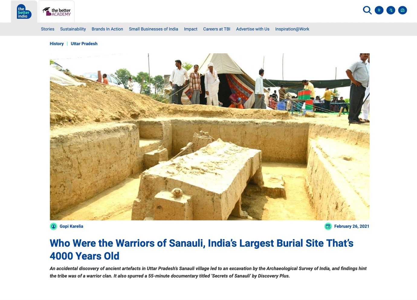 This image of an ancient chariot is not from the Sanauli excavations ...