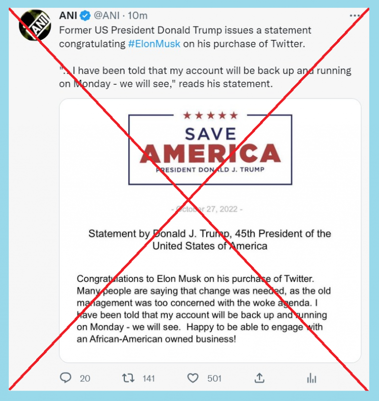 Is Donald Trump Coming Back on Twitter from Monday? Fake Statement Goes ...