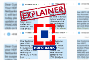 HDFC BANK ALERT: Don’t Fall Victim to Banking Phishing SMS Scam - Fact ...