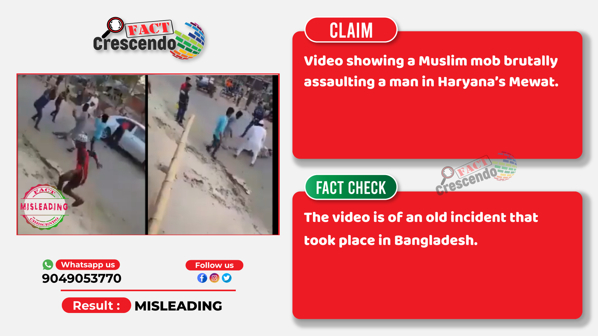 Old Video from Bangladesh Shared with a Communal Narrative amid ...