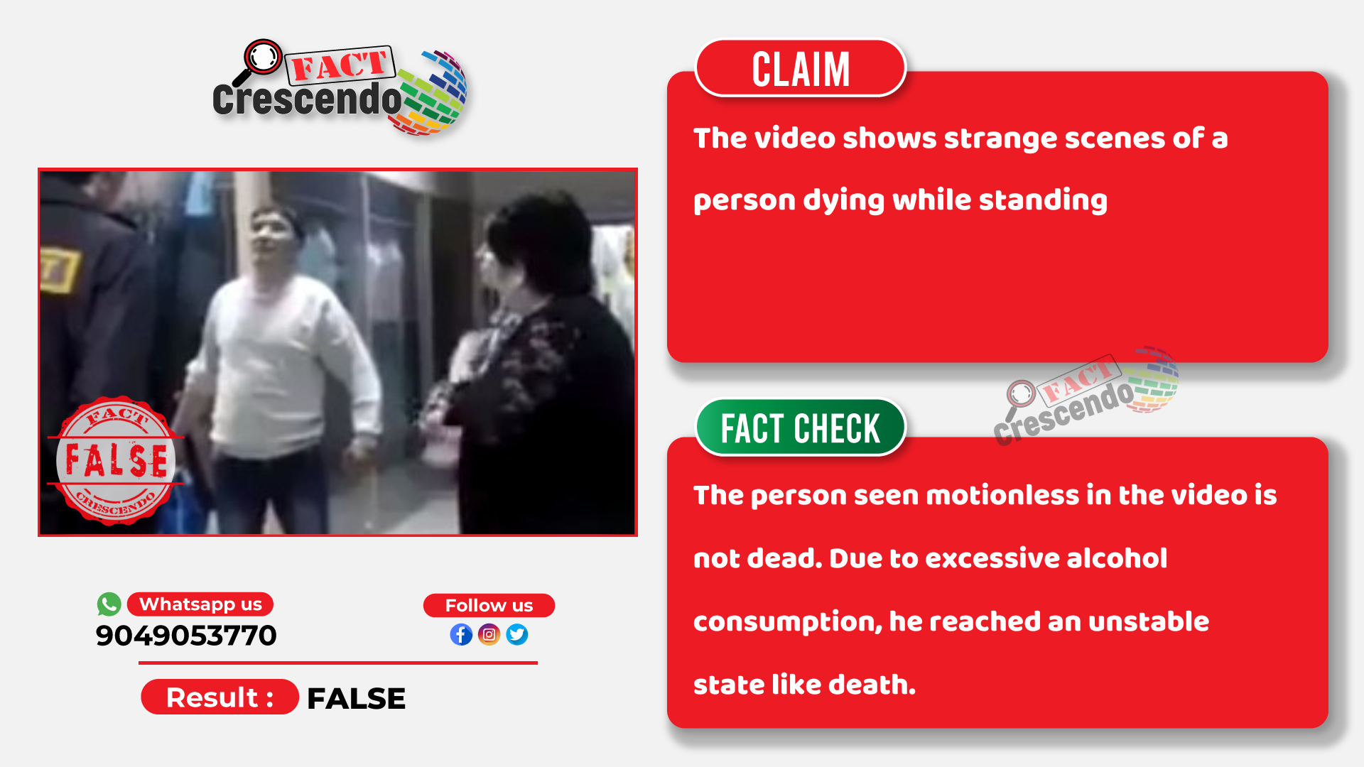 Strange scenes of a person dying while standing-know the truth - Fact ...