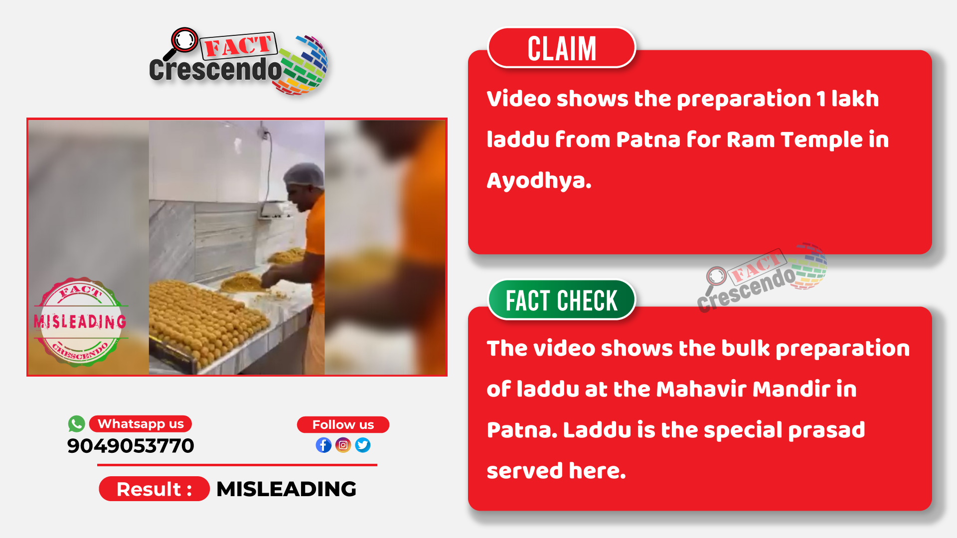 Old video of laddu preparation of Patna Mahavir Mandir goes viral ...