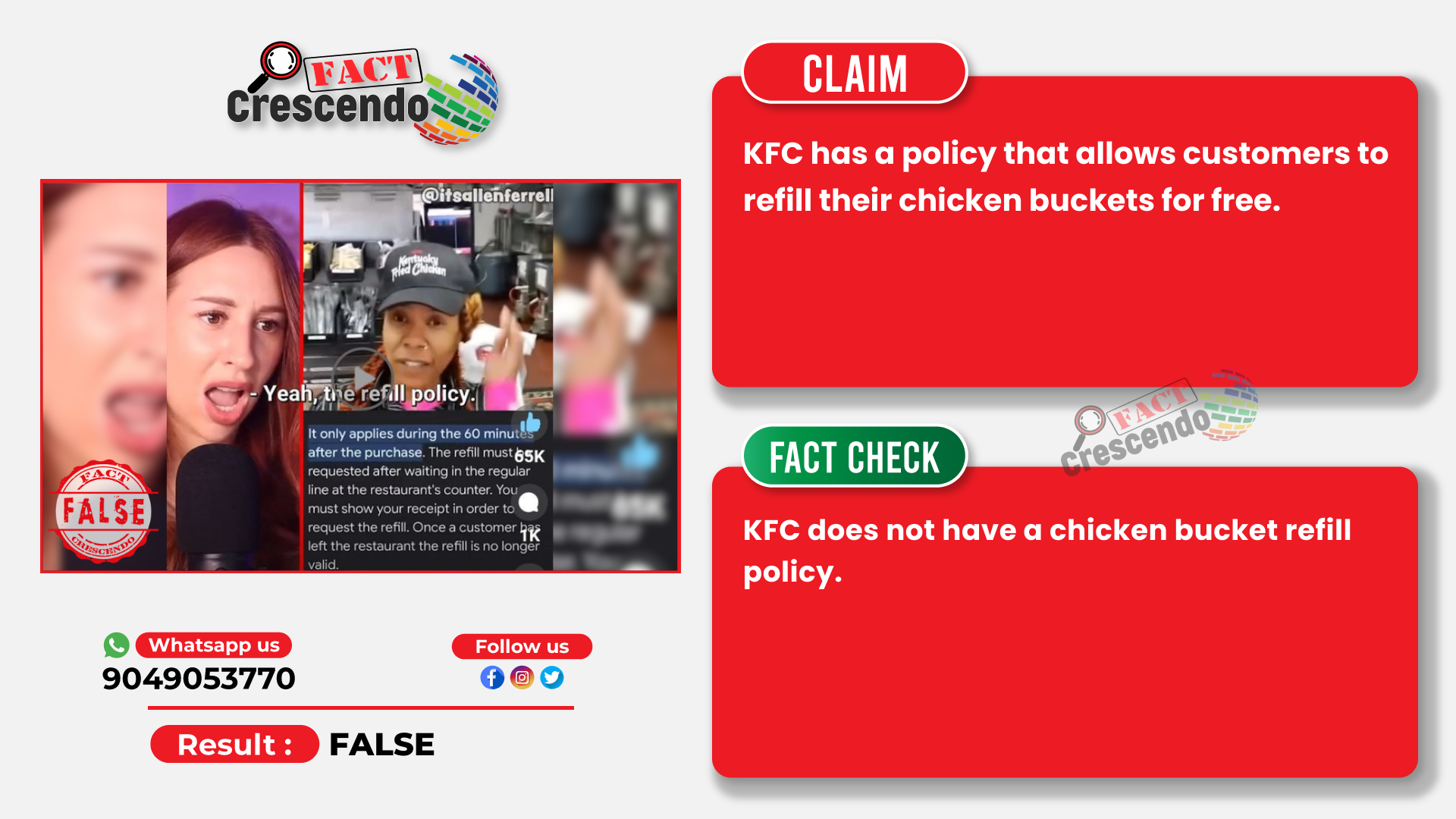 Does KFC Have a Free Refill Policy for Chicken Buckets? Find out the facts… - Fact Crescendo