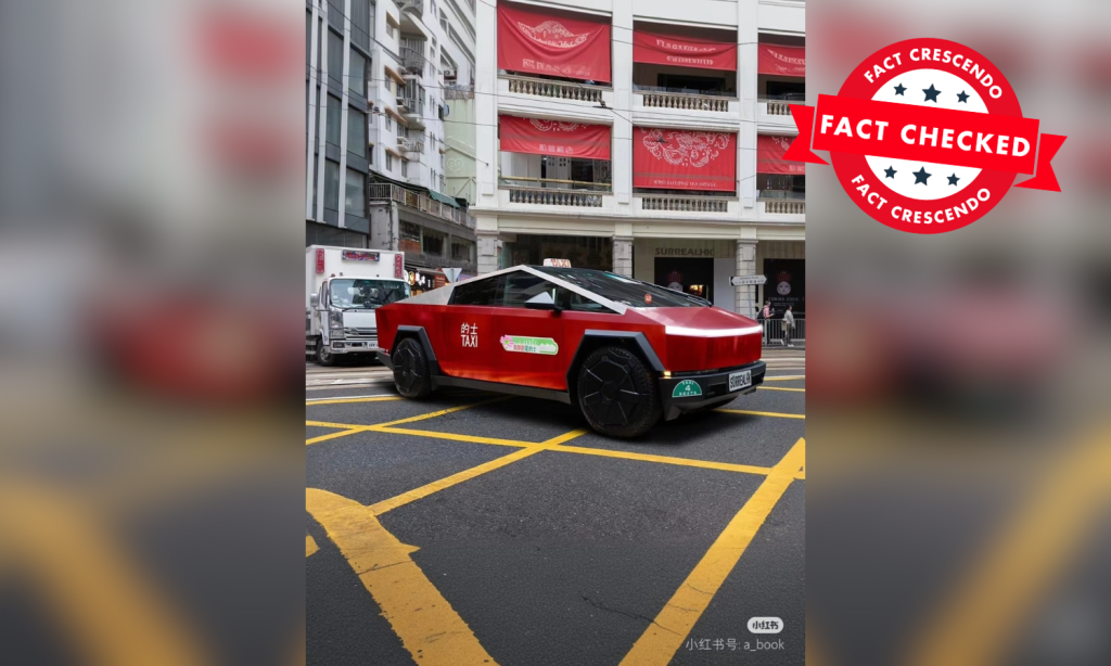 Viral Image of Tesla Cybertruck Taxi in Hong Kong Revealed as Edited ...