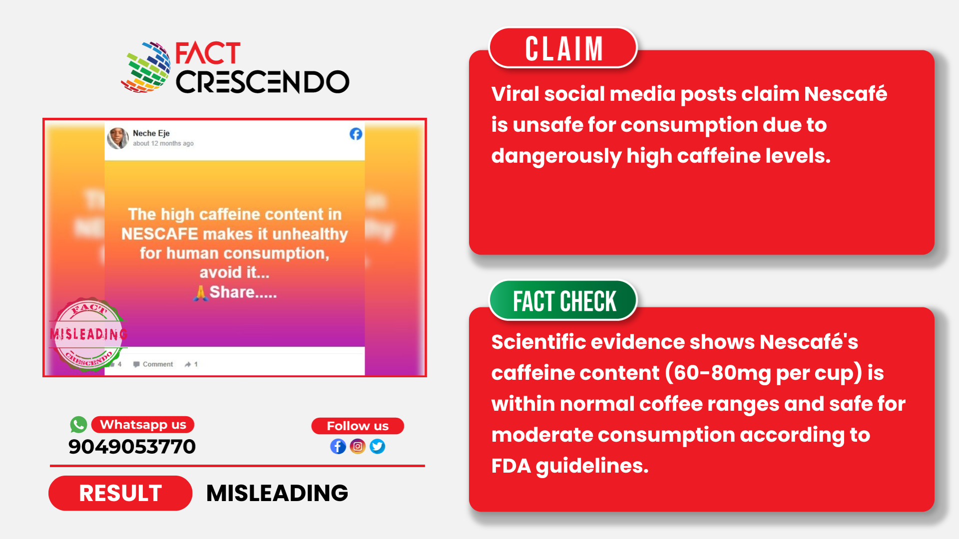 Is Nescafé Unhealthy Due to Its Caffeine Content? Find out the facts ...