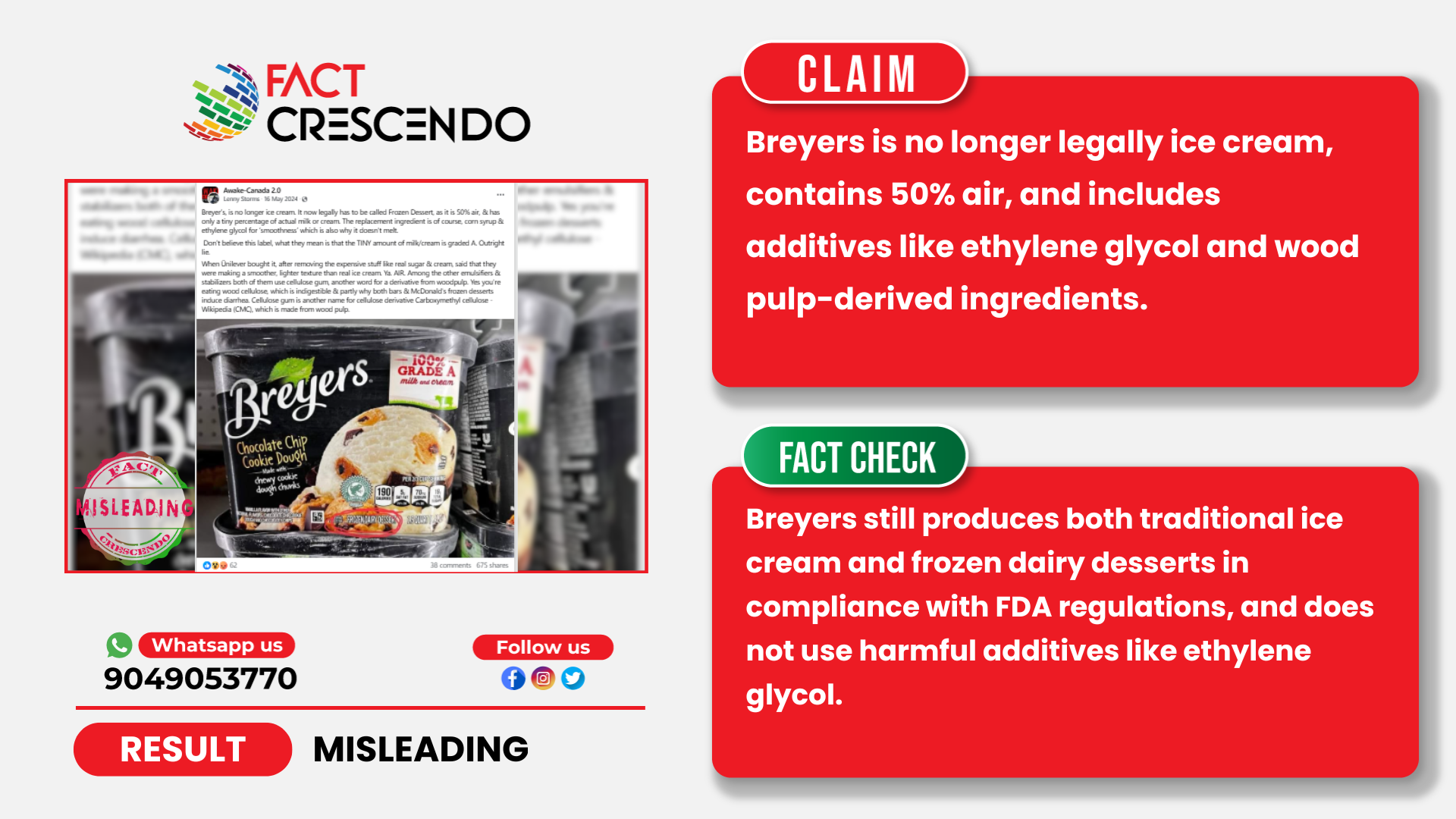 Is Breyers no longer an ice cream? Unpacking the Viral Claims About ...