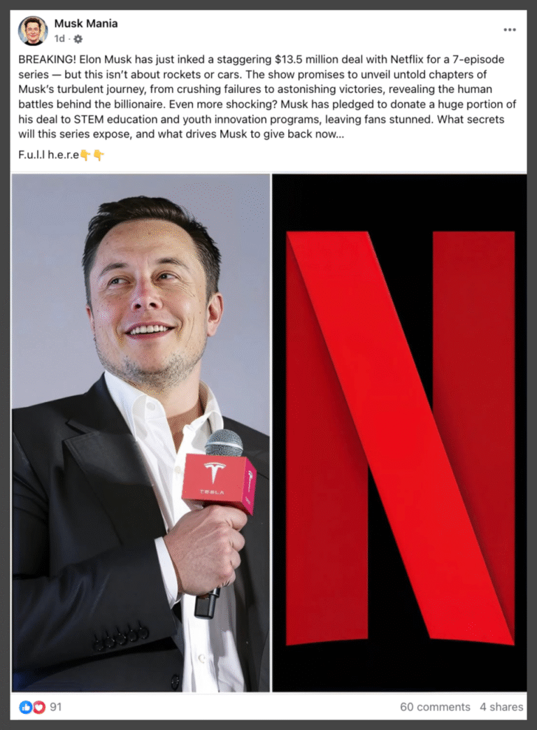 Elon Musk Has NOT Signed a Deal for Netflix Biography Series - Fact ...