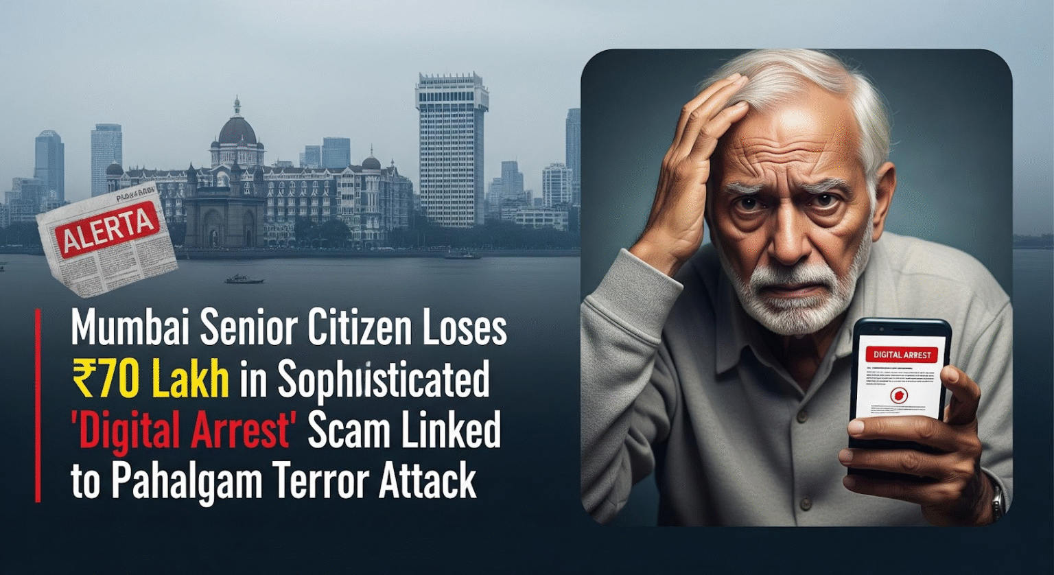 Mumbai Senior Citizen Loses ₹70 Lakh in Sophisticated ‘Digital Arrest ...