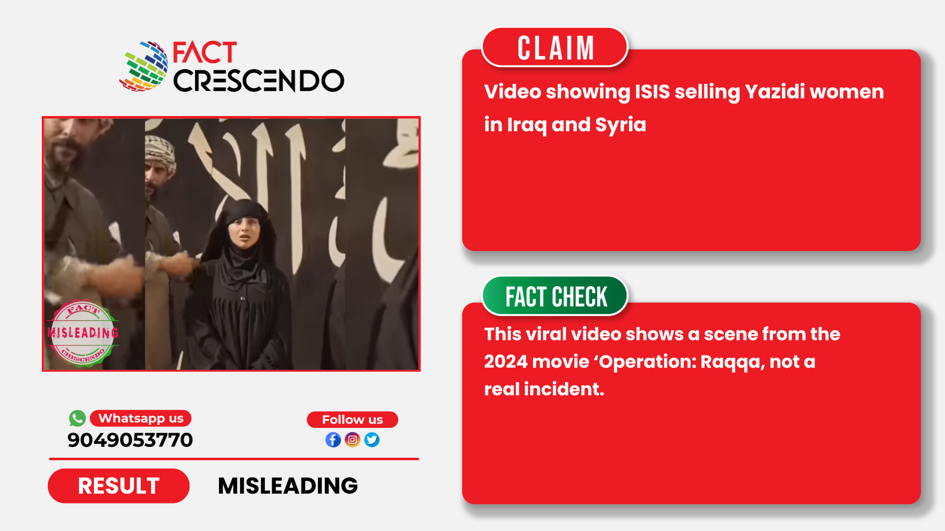 Movie scene goes viral as Yazidi women are being sold in Iraq and Syria ...