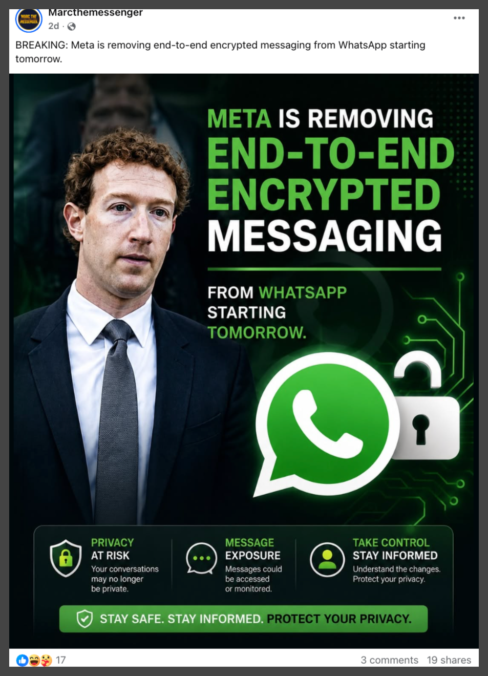 Meta Is Not Removing End-to-End Encryption From WhatsApp - Fact Crescendo