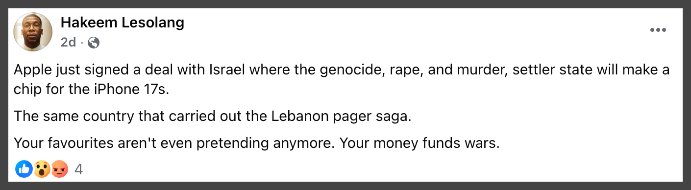 Fact Check: No Evidence Apple “Signed a Deal With Israel” to Make a ...